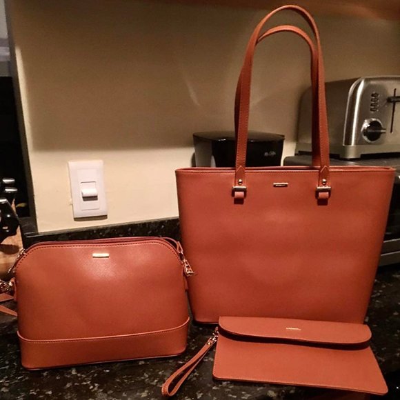 Bags | Set Of 3 Handbags For Women Shoulder Bags Tote Satchel Hobo ...